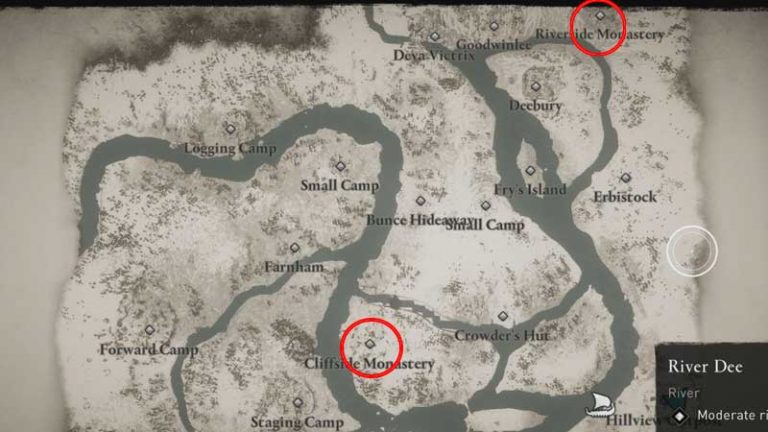 Assassin's Creed Valhalla: Where To Find River Dee Book Of Knowledge