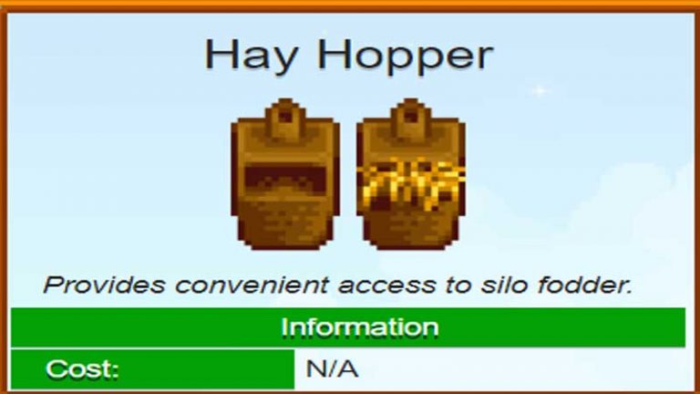 How to get Hay out of a Silo in Stardew Valley?