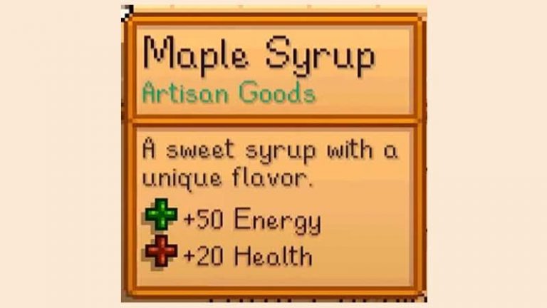 Stardew Valley Crafting Guide: How to make Maple Syrup?