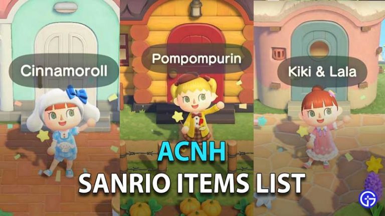 How To Get Sanrio & Hello Kitty Items In ACNH (List) - Gamer Tweak