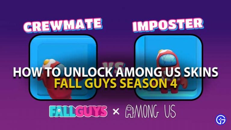 Fall Guys Season 4: How to Unlock The Among Us Skins