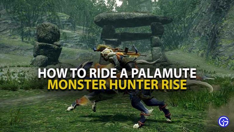 Monster Hunter Rise Palamute Guide: How To Ride A Palamute