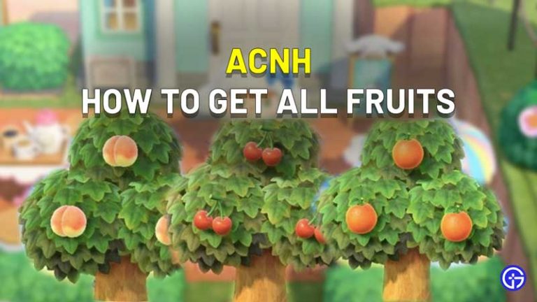 How To Get Different Fruit Trees In ACNH (Animal Crossing)