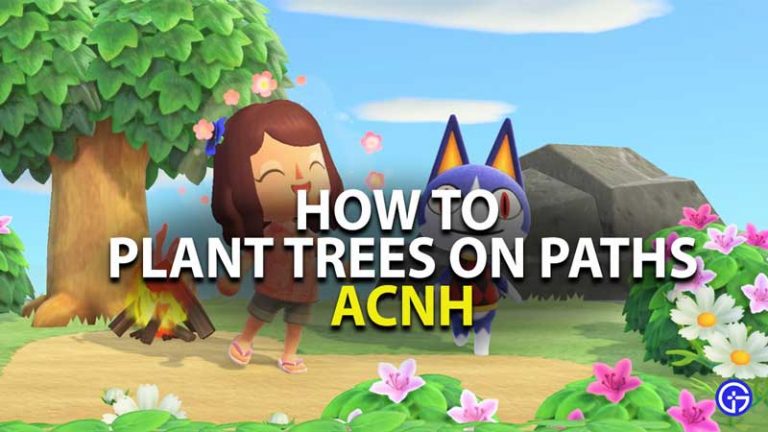 ACNH: Plant Trees On Paths | Construction Guide | Island Beautification