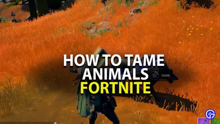 Fortnite: How To Tame Animals | Wolves, Boars & Chicken Taming Guide