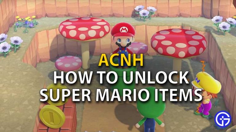 How To Get Mario Items In ACNH | Unlock Every Super Mario Item
