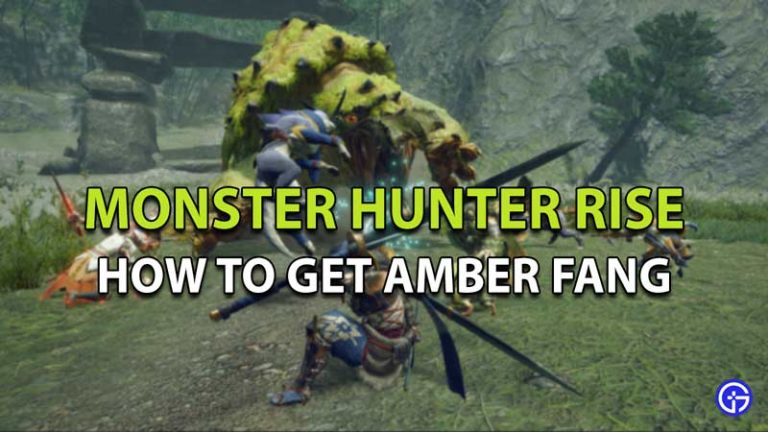 Monster Hunter Rise: How To Farm And Get Amber Fang