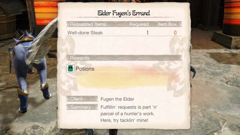 Monster Hunter Rise (MHR) : How to Get Well-Done Steak for Elder Fugen