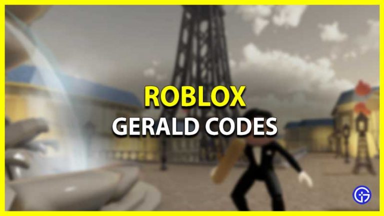 Roblox Gerald Codes (February 2023) - NEW - Gamer Tweak