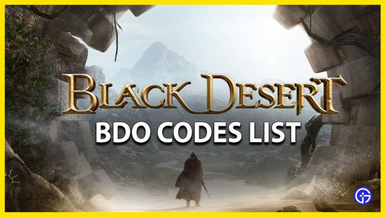 Black Desert Online BDO Codes To Redeem In September 2023