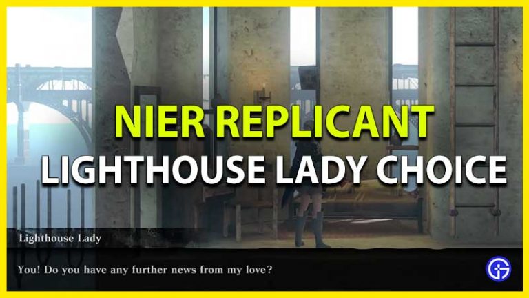 Nier Replicant Lighthouse Lady Choice: Tell Truth Or Lie?