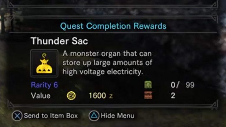 How to Obtain and Use Thunder Sac in Monster Hunter Rise (MHR)