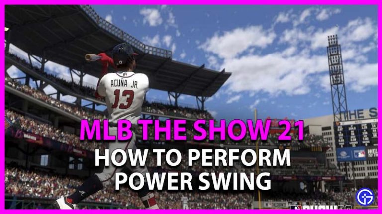 MLB The Show 21: How To Perfom The Power Swing | Swing Technique