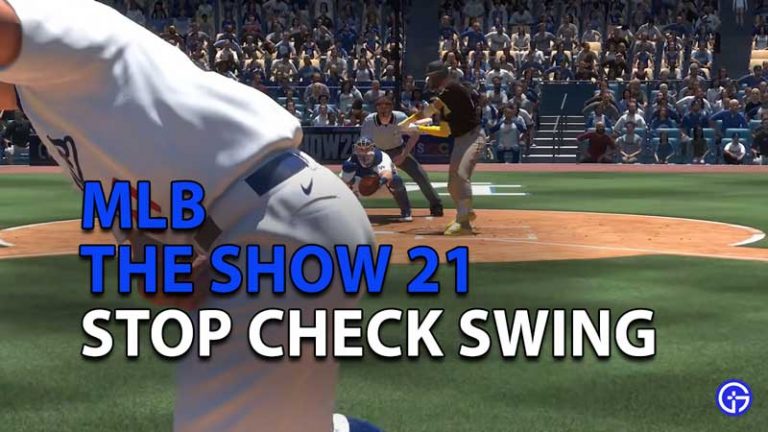MLB The Show 21: How To Not Check Swing - Gamer Tweak
