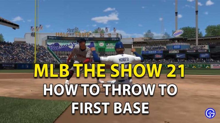 MLB The Show 21: How To Throw To The First Base - Gamer Tweak