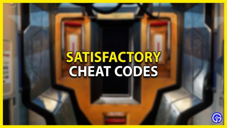 Latest Satisfactory Cheats and Cheat Codes – Top Console Cheats