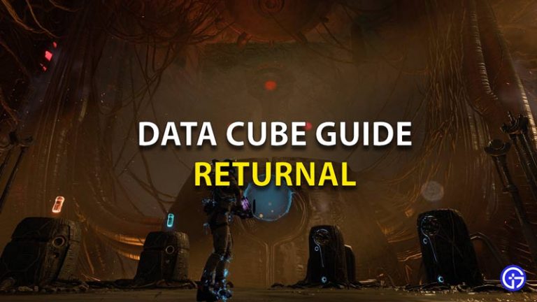How To Use Data Cube In Returnal And Its Locations