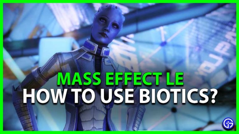 Mass Effect Legendary Edition: How To Use Biotics? - Gamer Tweak