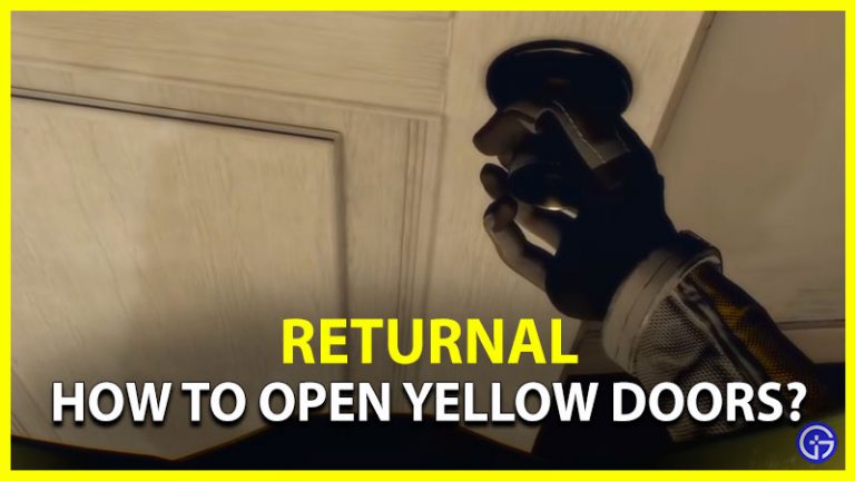 Returnal: How To Open Yellow Doors | Break Orange Barrier Easily