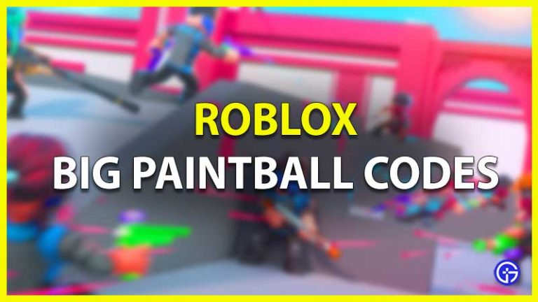 Roblox Big Paintball Codes (September 2023) - Gamer Tweak
