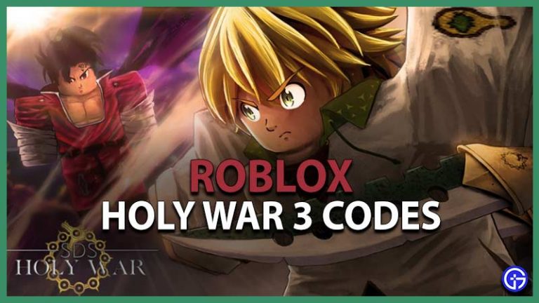 Holy War 3 Codes Roblox (March 2023) - Gamer Tweak