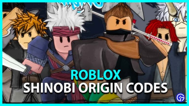 Roblox Shinobi Origin Codes - Gamer Tweak