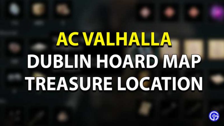 Dublin Hoard Map Treasure Location - AC Valhalla Wrath of the Druids