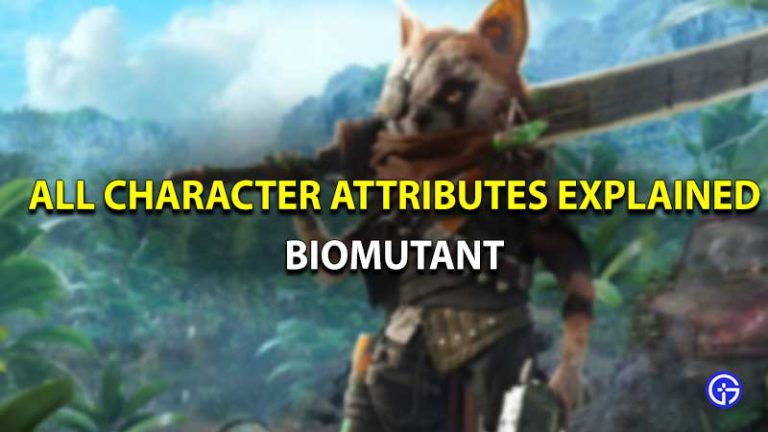 All The Character Attributes In Biomutant Explained - Gamer Tweak