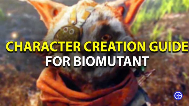 How To Create Your Character In Biomutant? (Character Creation Guide)
