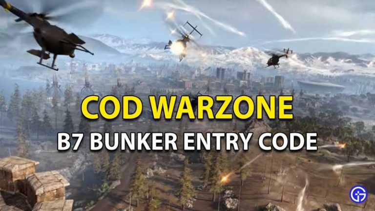 COD Warzone B7 Boneyard Bunker Code - 8 Digit Code To Open Bunker