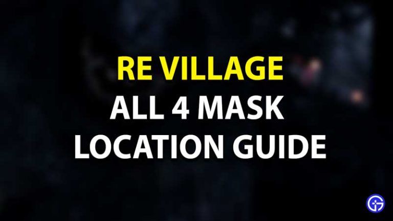 RE Village - How to Escape from Castle & Find 4 Mask?