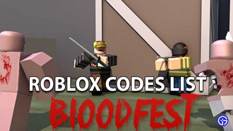 Roblox Bloodfest Codes (February 2023) - NEW - Gamer Tweak