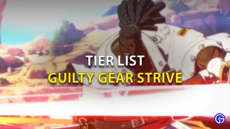Guilty Gear Strive Tier List Sep 2023: Best Characters Ranked