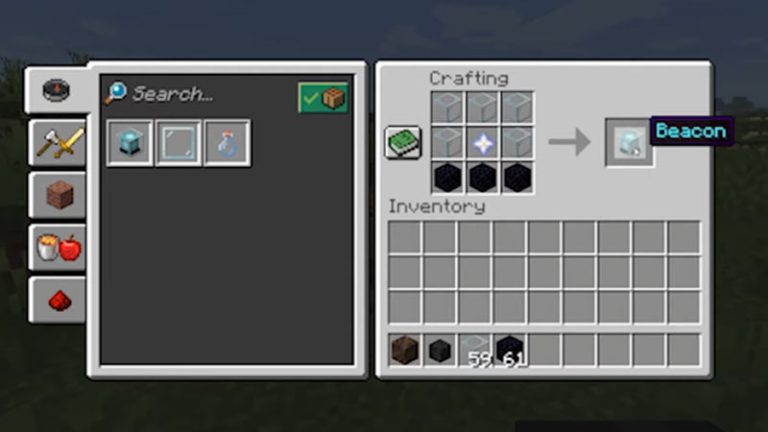 Minecraft Beacon: Crafting Recipe & How To Use Beacon