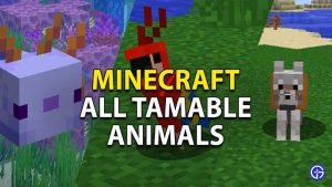 All Tameable Animals In Minecraft 1.17 (Full List) - Gamer Tweak
