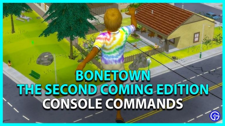 BoneTown Cheats And Console Commands PC