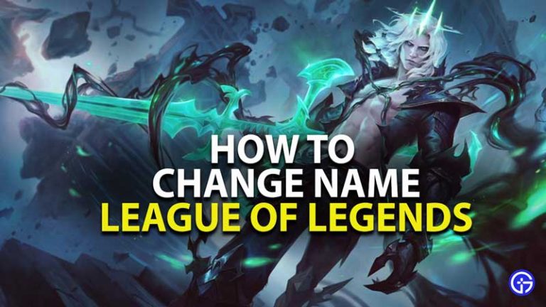 How To Change Name In League Of Legends | Summoner's Name Change
