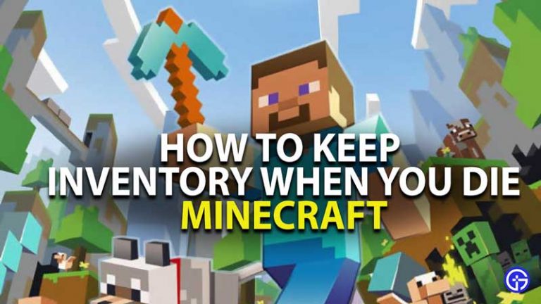 Minecraft: Keep Your Inventory When You Die | Keep Inventory Command