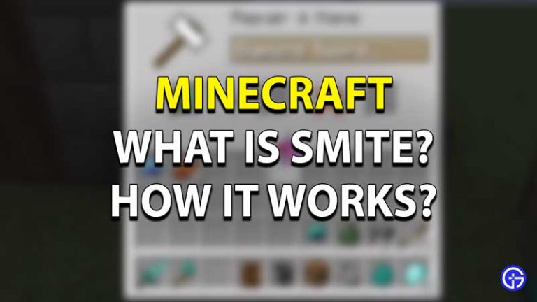 Minecraft Smite Guide - How to use Smite Enchantment?