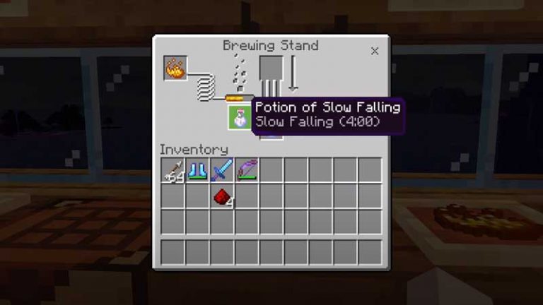 How To Make A Potion Of Slow Falling In Minecraft