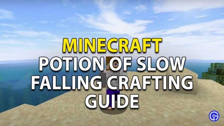 How To Make A Potion Of Slow Falling In Minecraft
