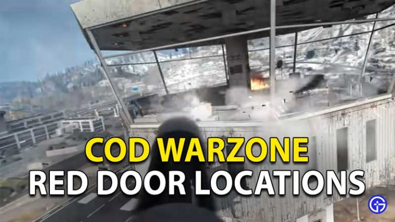 Red Door Locations Warzone: How To Use Red Door Portals