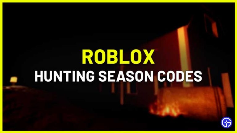 Roblox Hunting Season Codes (2023) - Gamer Tweak