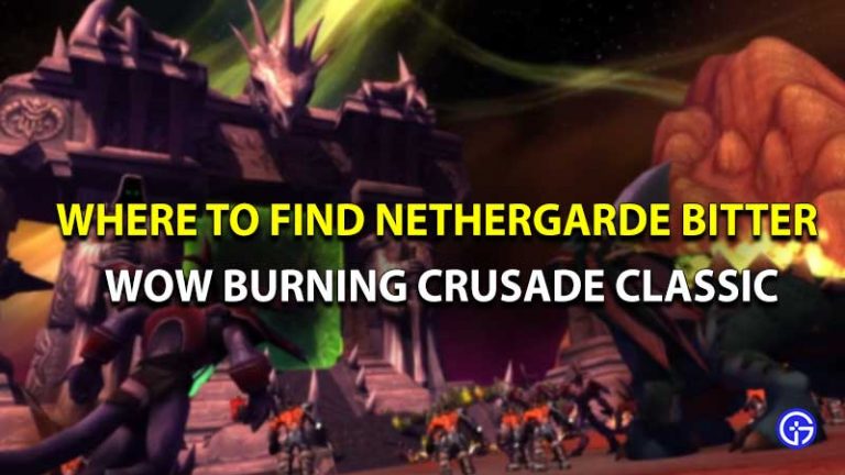 Where To Find The Nethergarde Bitter In WoW Burning Crusade Classic?