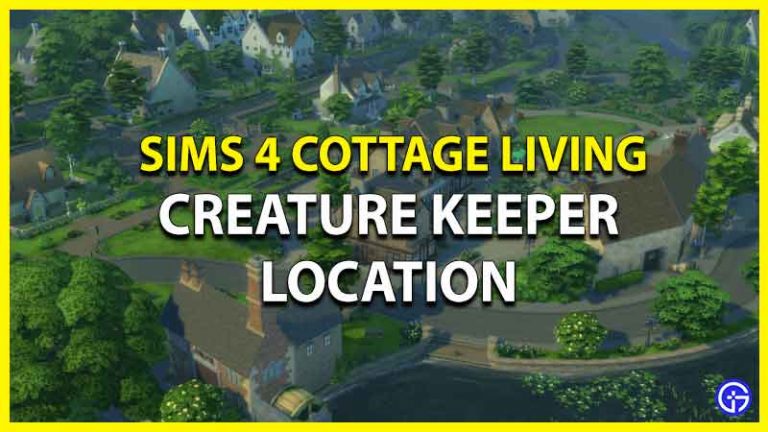 Where To Find Creature Keeper Location In Sims 4 Cottage Living