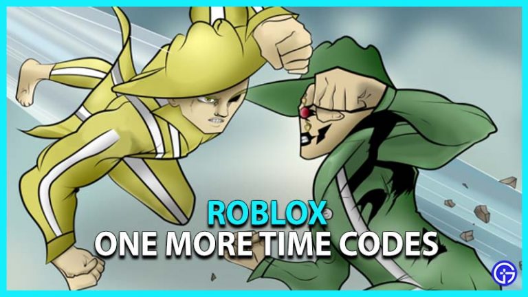 Roblox One More Time Codes (September 2023) - Gamer Tweak