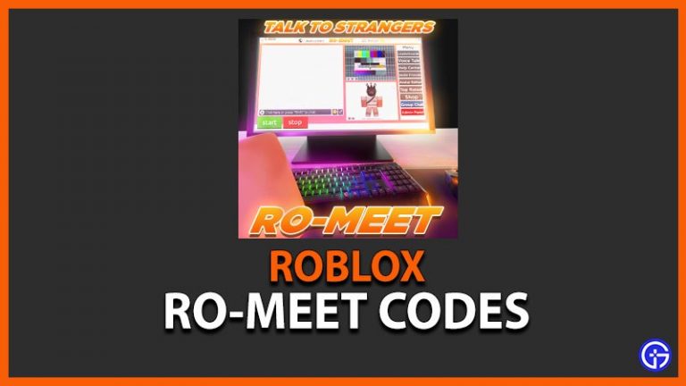 Roblox Ro-Meet Codes (February 2023) - Gamer Tweak