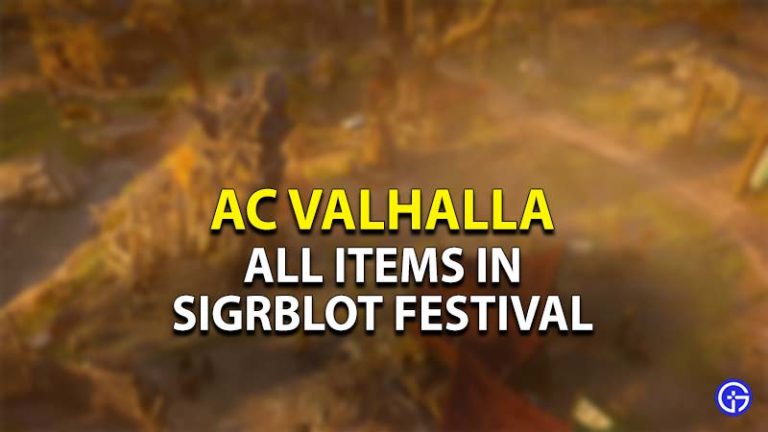 All Items In Sigrblot Festival In AC Valhalla - Gamer Tweak