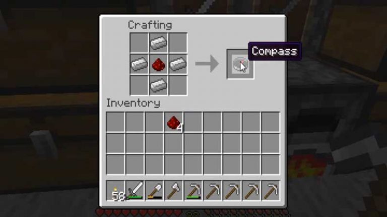 How To Make A Compass In Minecraft - Gamer Tweak