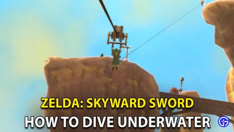 How to Swim In Legend of Zelda Skyward Sword HD - Diving Guide